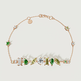 Fireworks Diamond and Precious Gem Bracelet in 18k Rose Gold