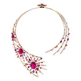 Fireworks Diamond Necklace Set