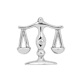 Djula Astro Libra Piercing in 18k White Gold