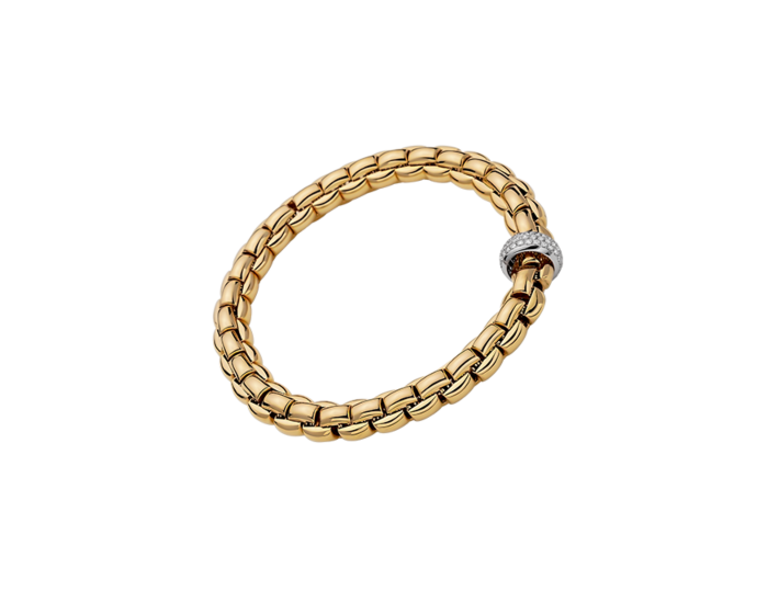 FOPE EKA FLEX'IT BRACELET WITH DIAMOND PAVE'