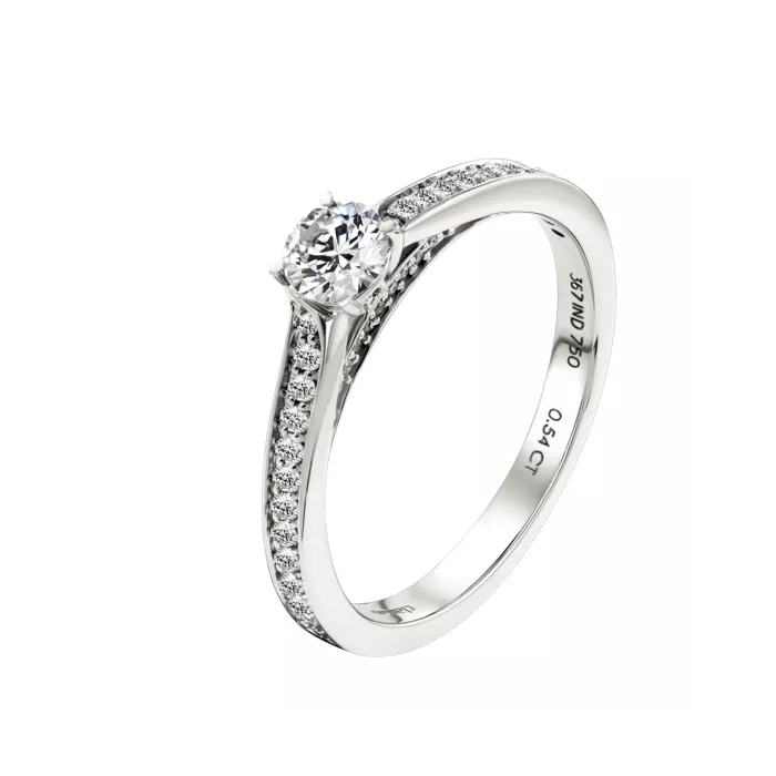 Damas platinum rings store